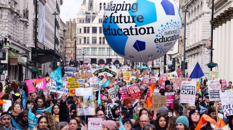 Tens of thousands of UK teachers stage fresh strikes in dispute over ...
