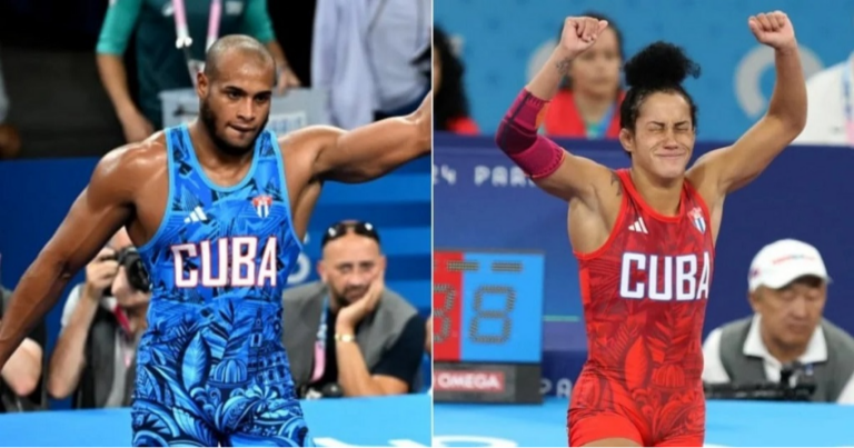 Silver and bronze medals for Cuba in a day of wrestling in Paris ...