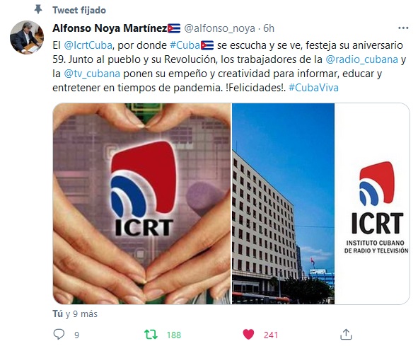 Felicitan a trabajadores de la radio y la televisión cubanas por ...